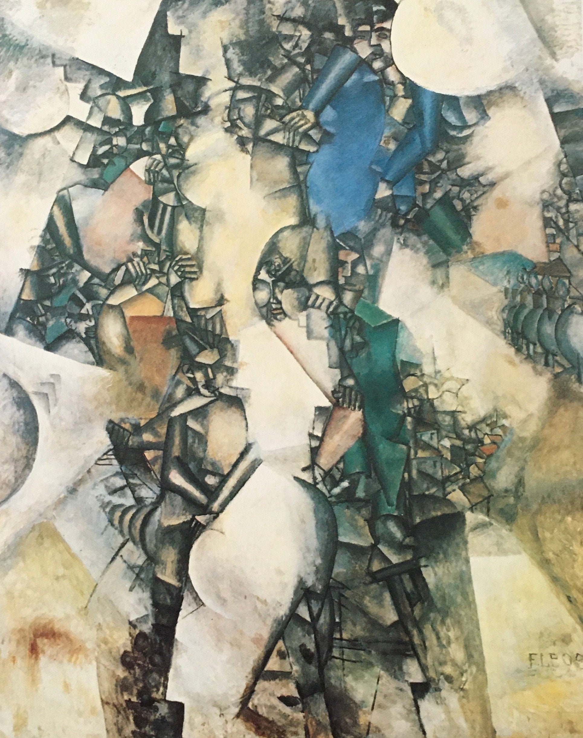 Original Vintage Print 1995 By Fernand Leger. The Wedding | Etsy