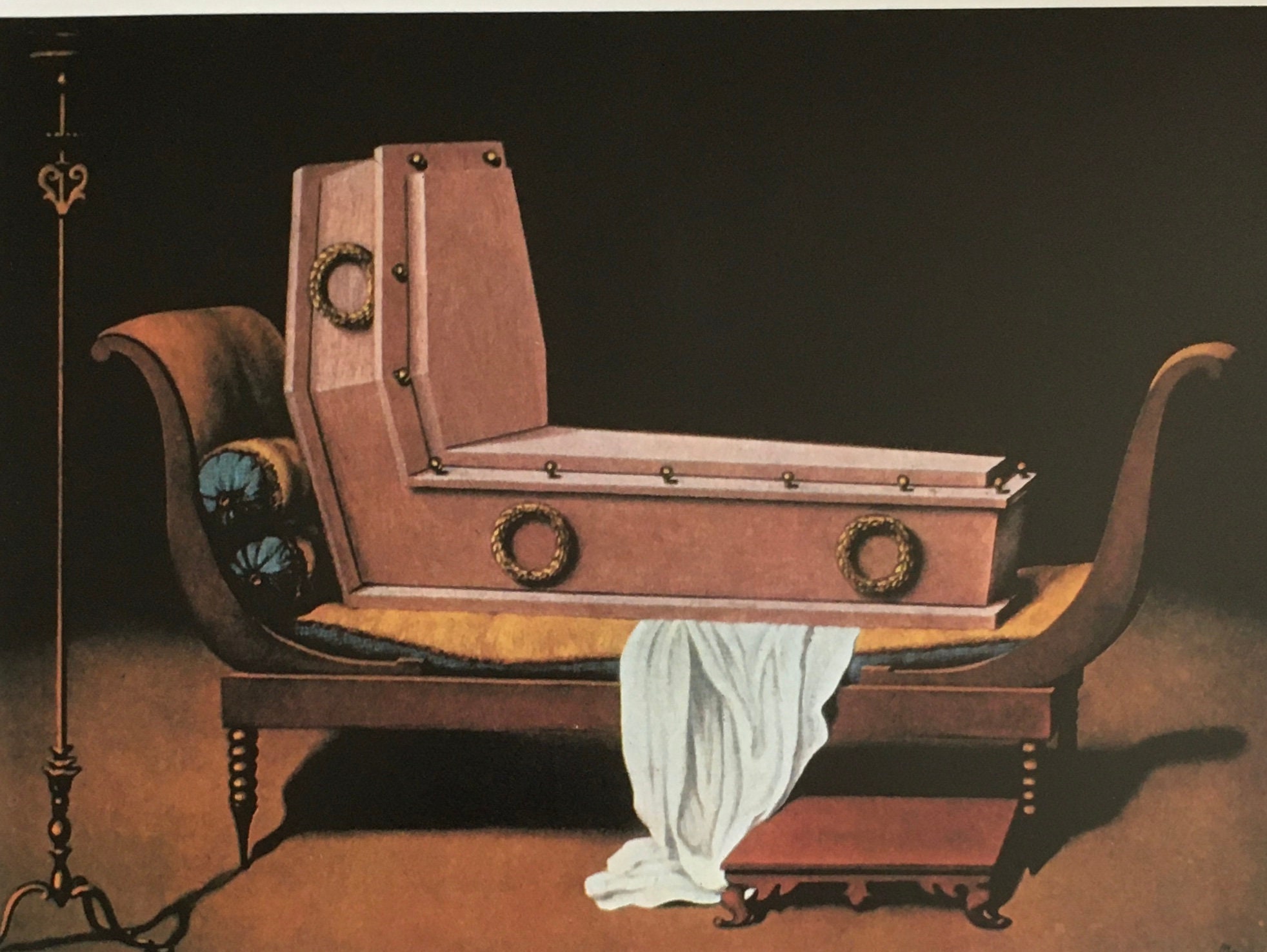 Original Vintage Print 1973 by Rene Magritte. Perspective, Madame ...