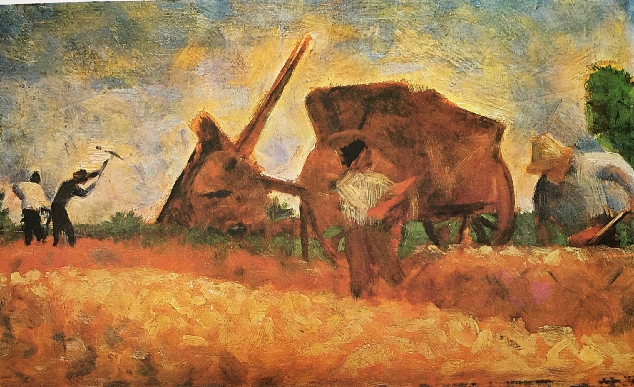 Original Vintage Print 1989 by Georges Seurat. the Stone Breakers (1883 ...