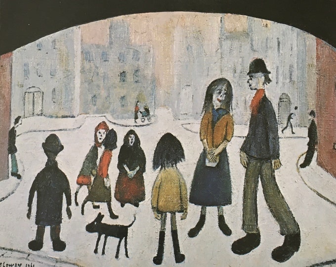 Original Vintage Print 1978 by L.S. Lowry. Under the Arch (1961 ...