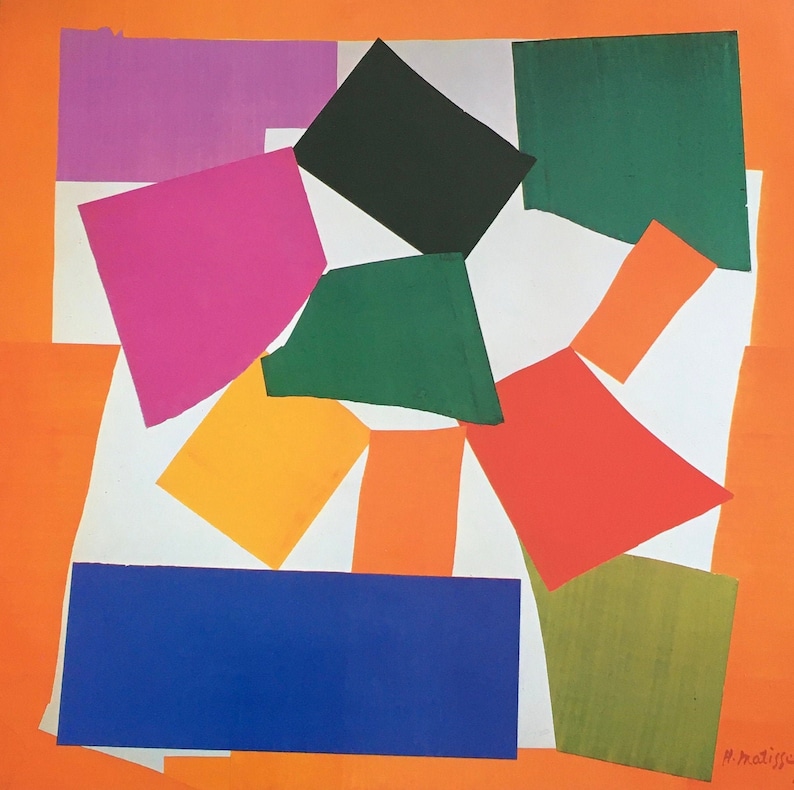 Original Vintage Print 1989 By Henri Matisse. The Snail | Etsy