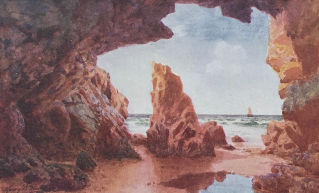 Original Vintage Print 1911 by Henry B Wimbush (1858-1943) the Channel ...
