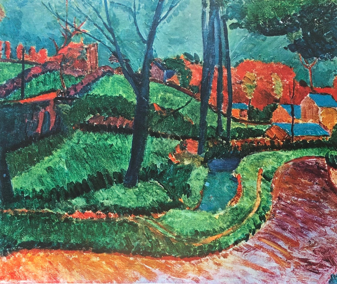 Original Vintage Print 1962 by Matthew Smith. A Winding Road, Cornish ...