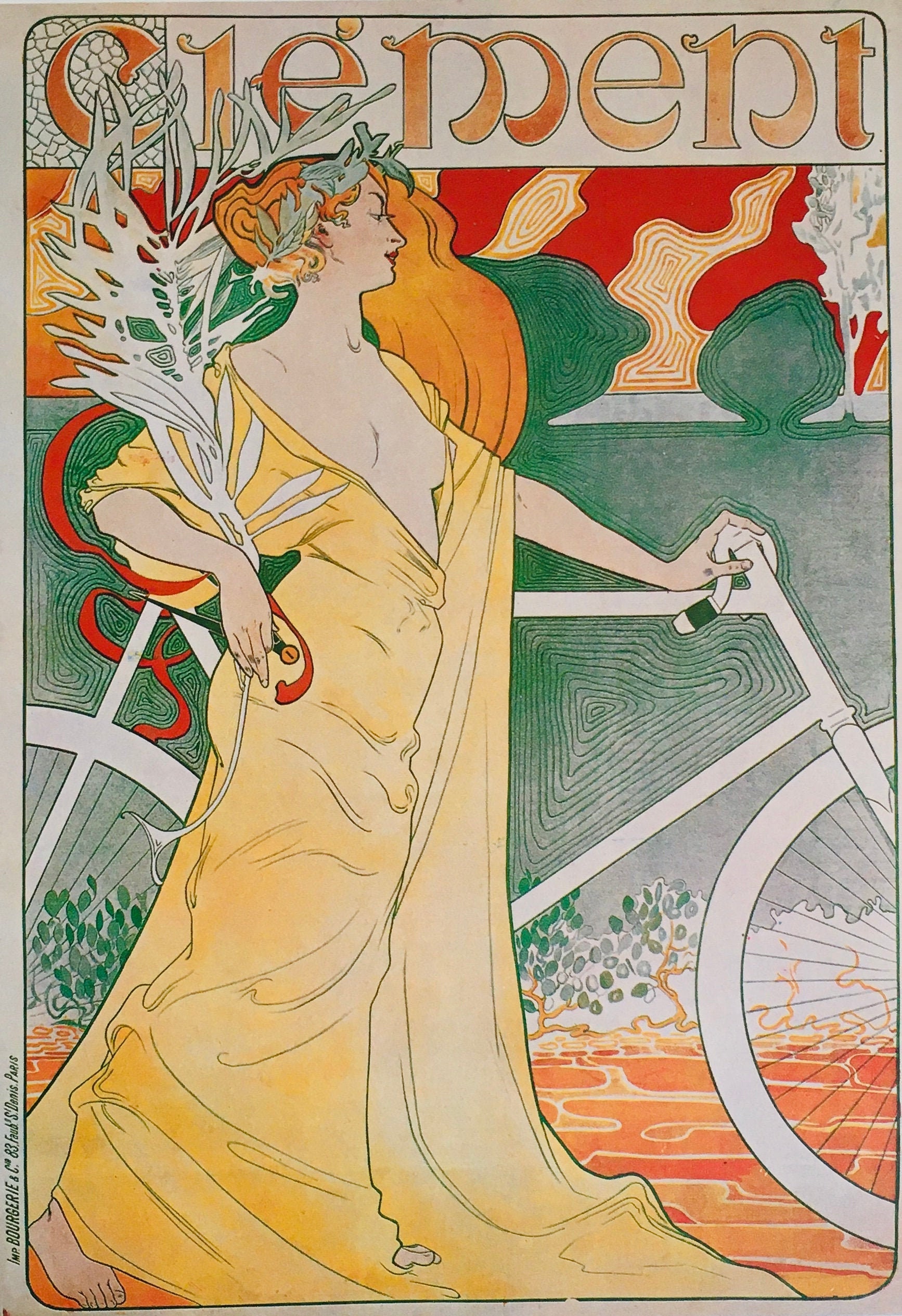 Original Vintage Print 1989 by Misti pseudonym. Cycles - Etsy