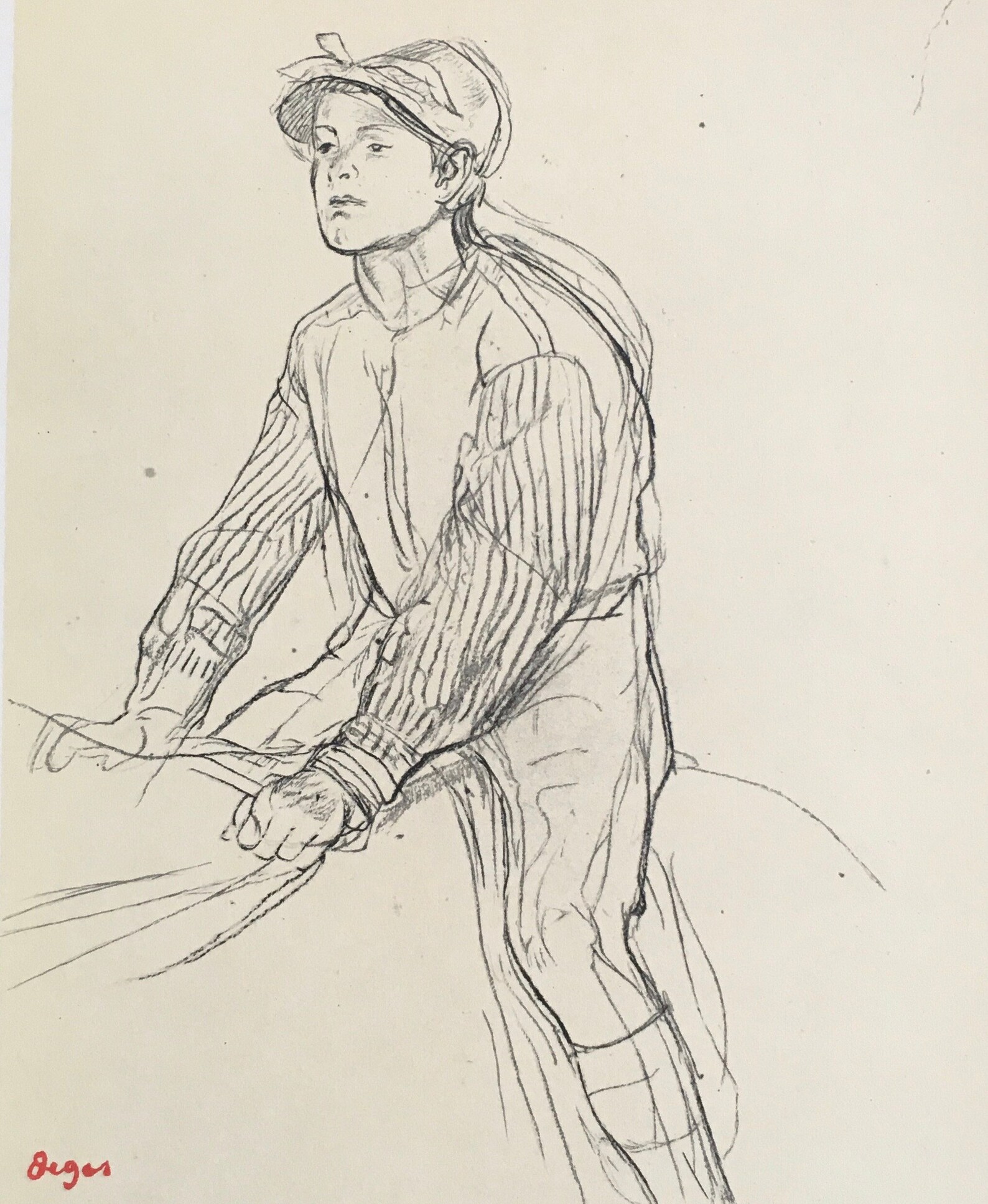 Original Vintage Print 1963 by Edgar Degas. at the Race Tracks (1865-7 ...
