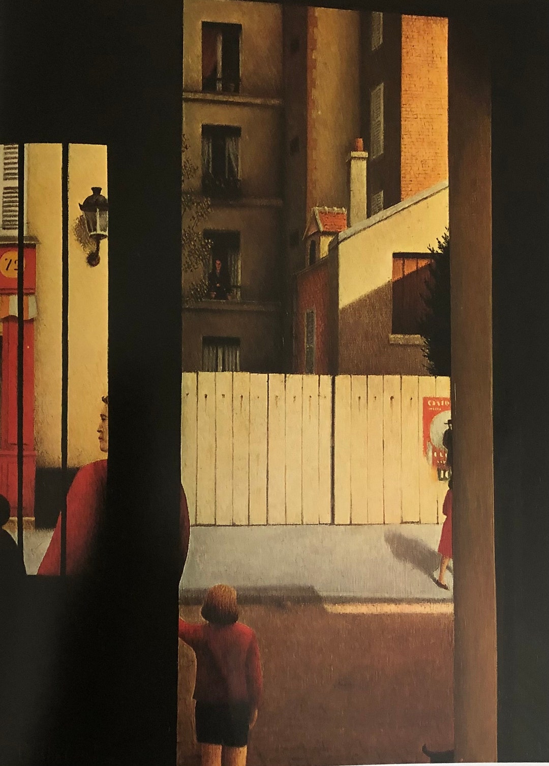 Tirage vintage original de 1974 par René Rimbert. Paysage De Banlieue ...