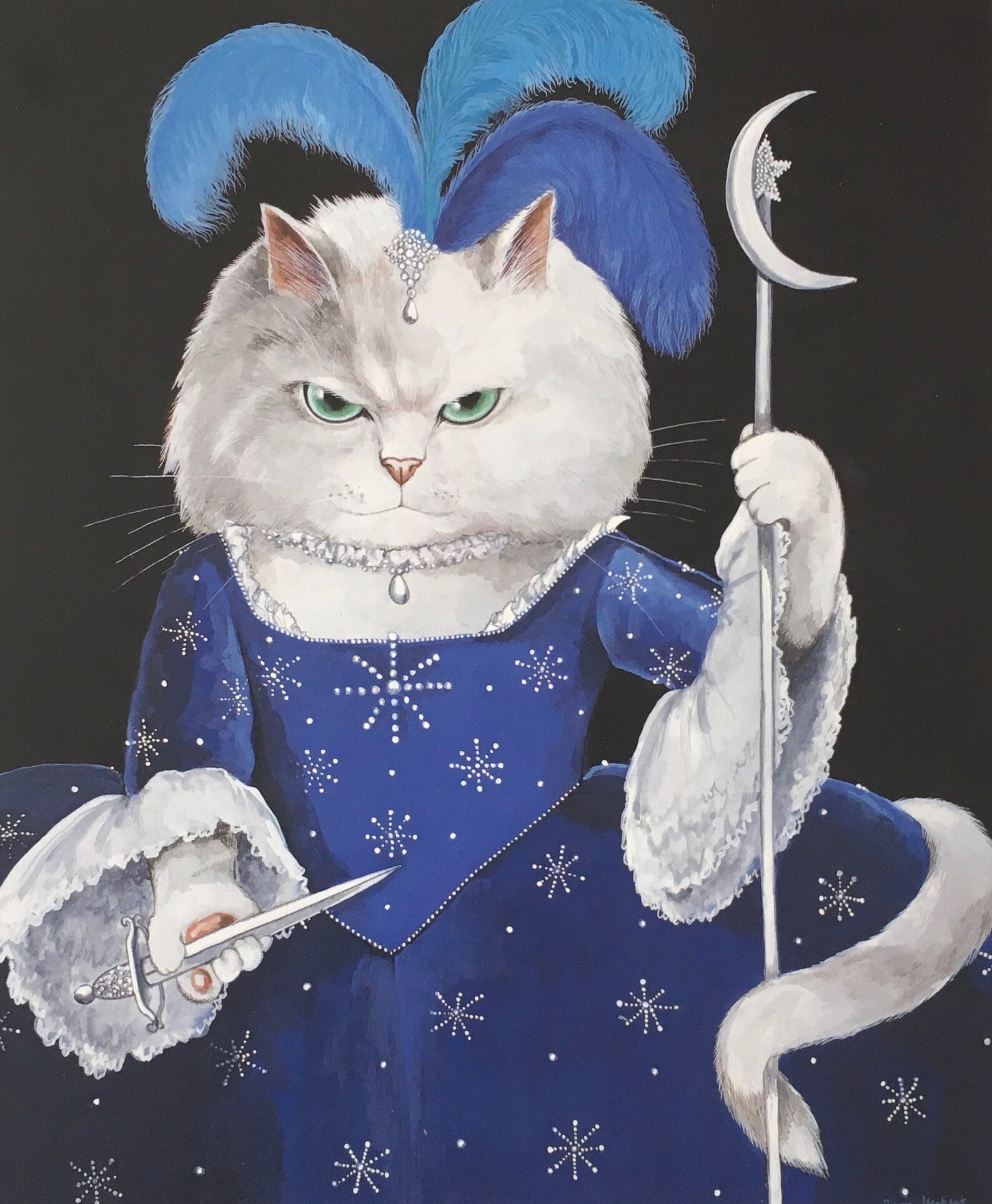 Original Vintage Print by Susan Herbert 1997. Opera Cats. - Etsy UK