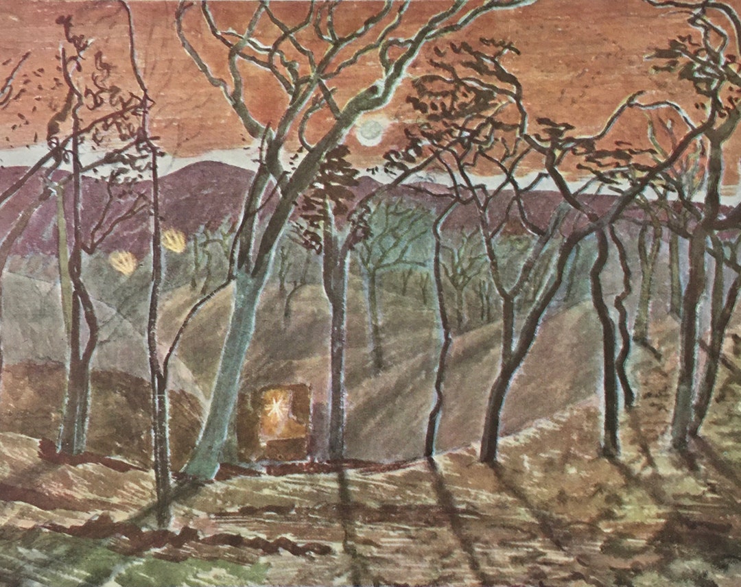 Original Vintage Print 1946 by Edward Bawden. at Gallabat on the Sudan ...