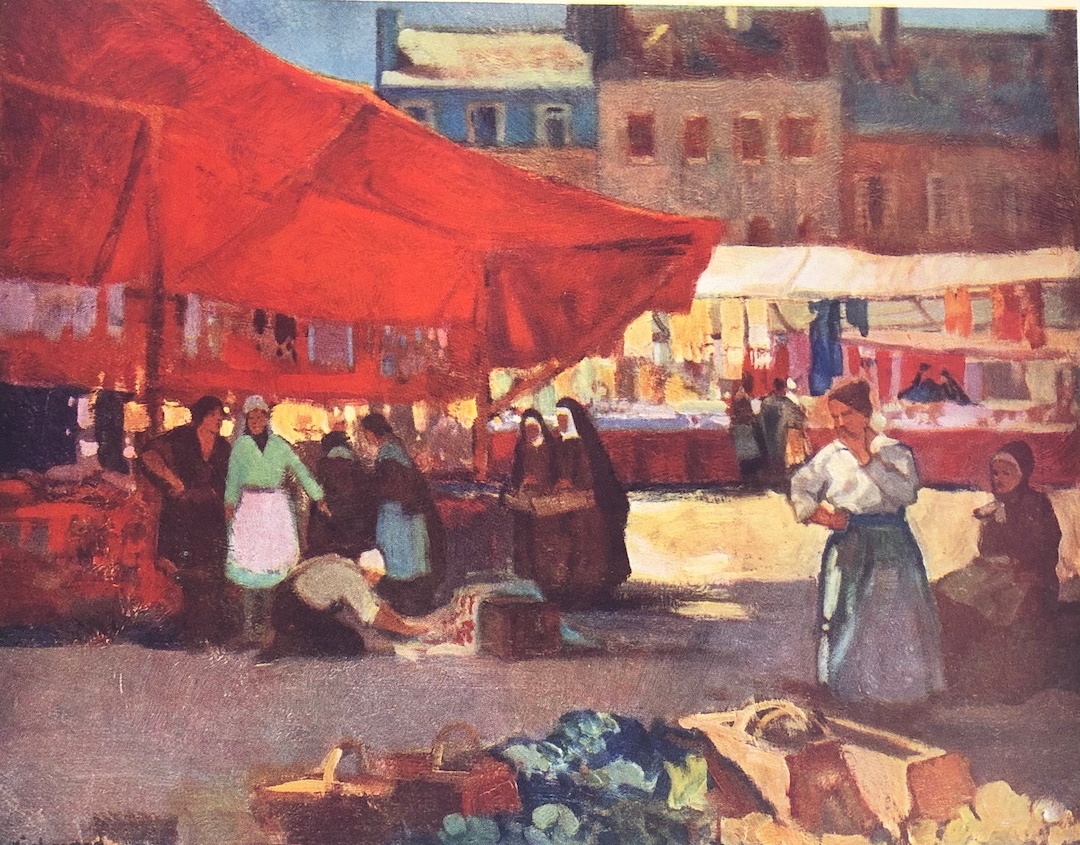 Original Vintage Print Circa 1930 von Leonard Richmond (Britischer ...