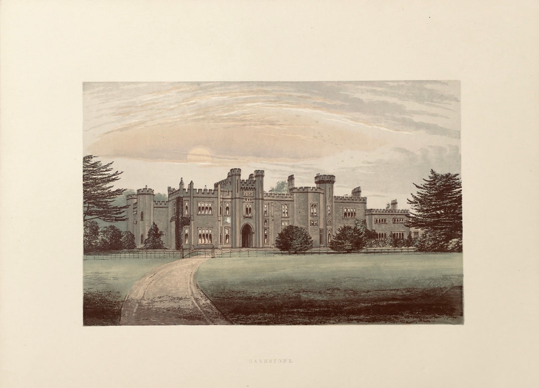 Garnstone. Weobley. Herefordshire. Original Vintage Chromolithograph ...