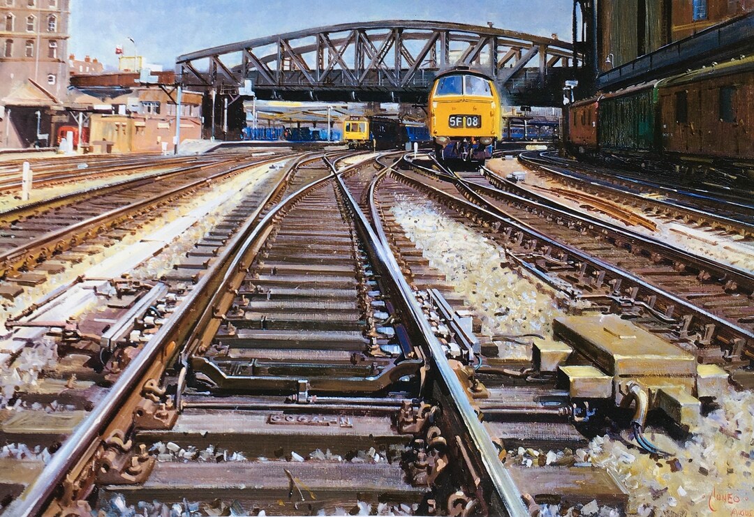 Original Vintage Print 1990 by Terence Cuneo British Painter. Railway ...
