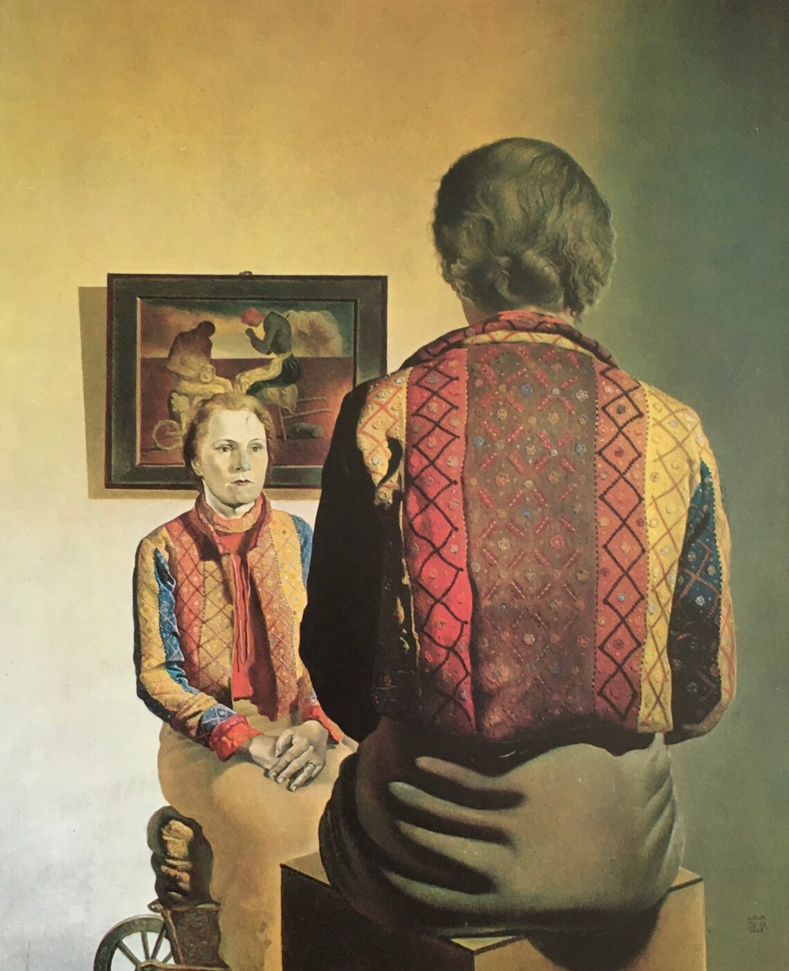 Original Vintage Print 1973 by Salvador Dali. Portrait of Gala (1935 ...