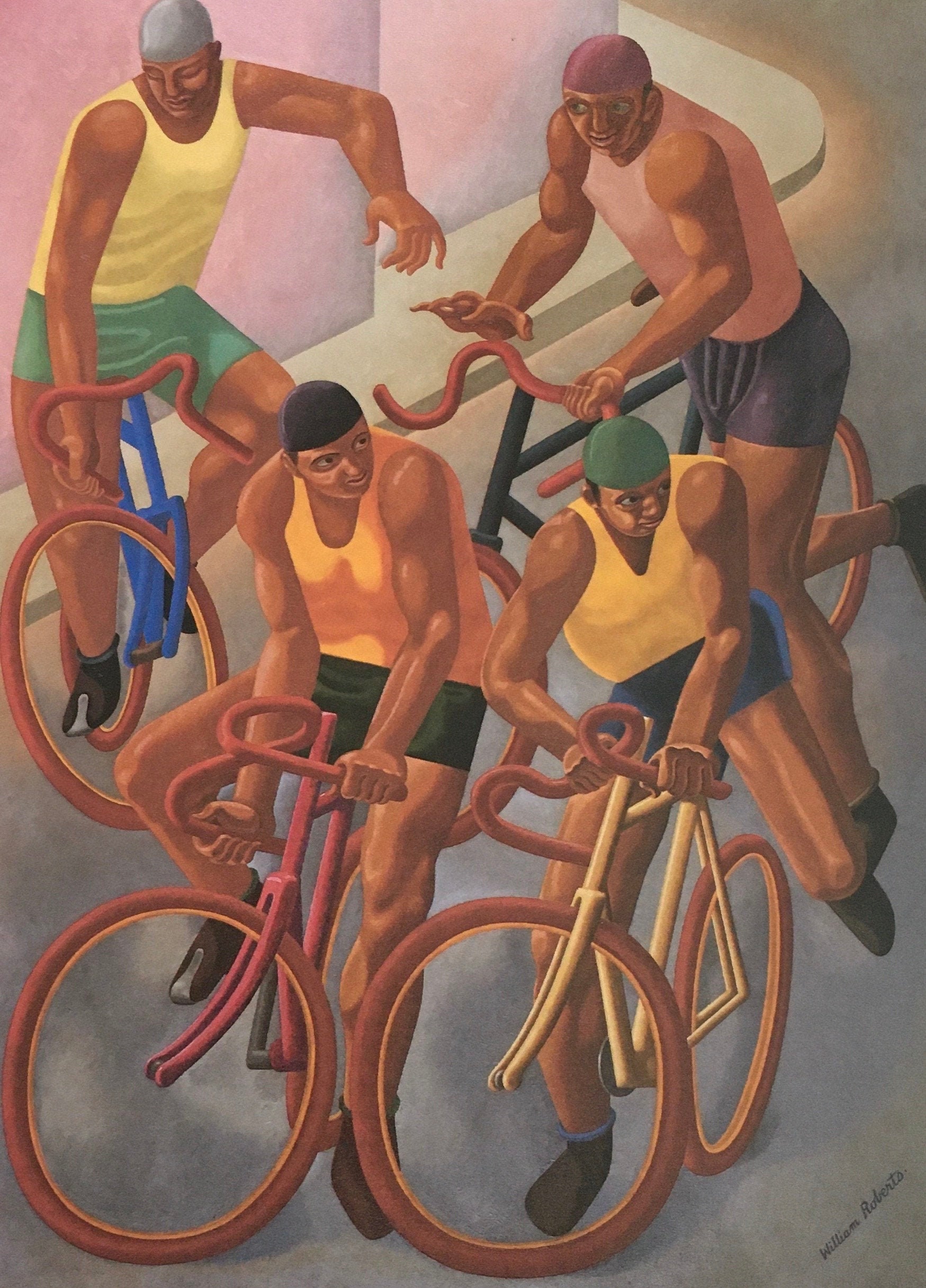 Impresión vintage original de 1987 de William Roberts. Les - Etsy España