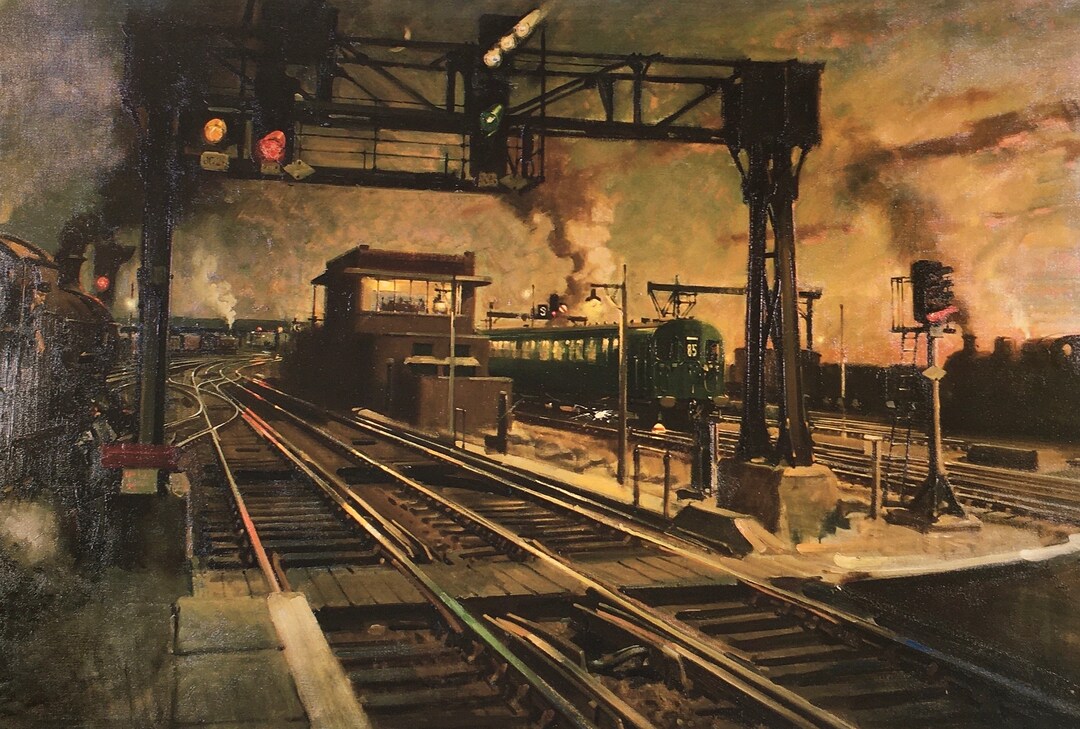 Original Vintage Print 1990 by Terence Cuneo British Painter. Railway ...