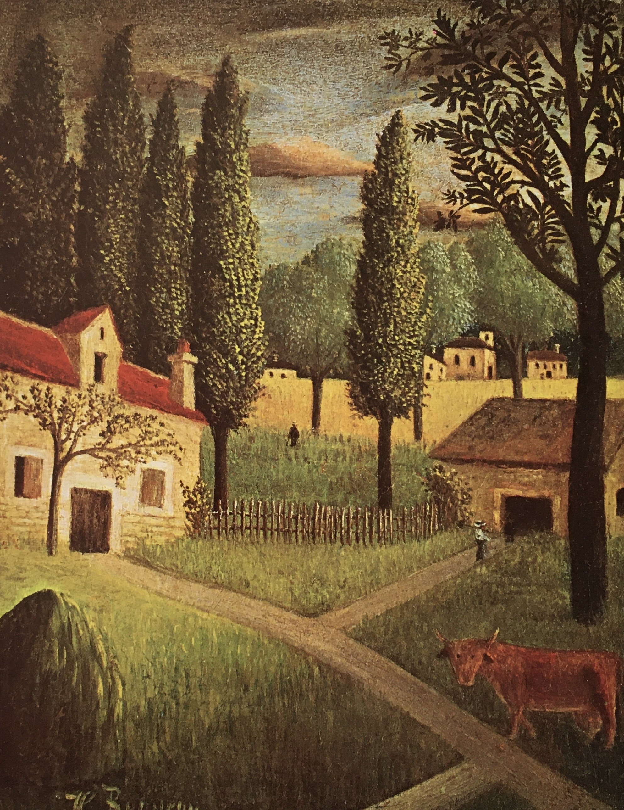 Tirage vintage original 1976 Par Henri Rousseau. La Ferme (1899-1900 ...