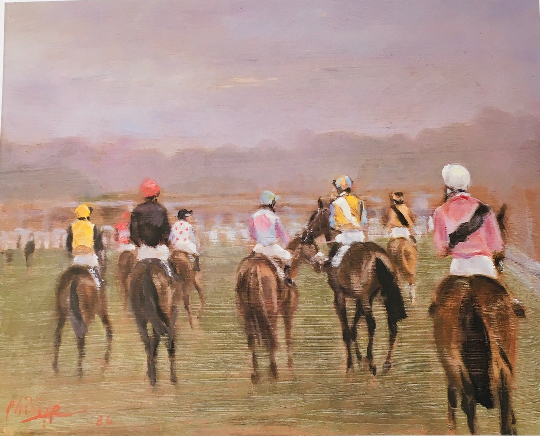 Klaus Philipp Original Vintage Equestrian Print 1988. Eight - Etsy