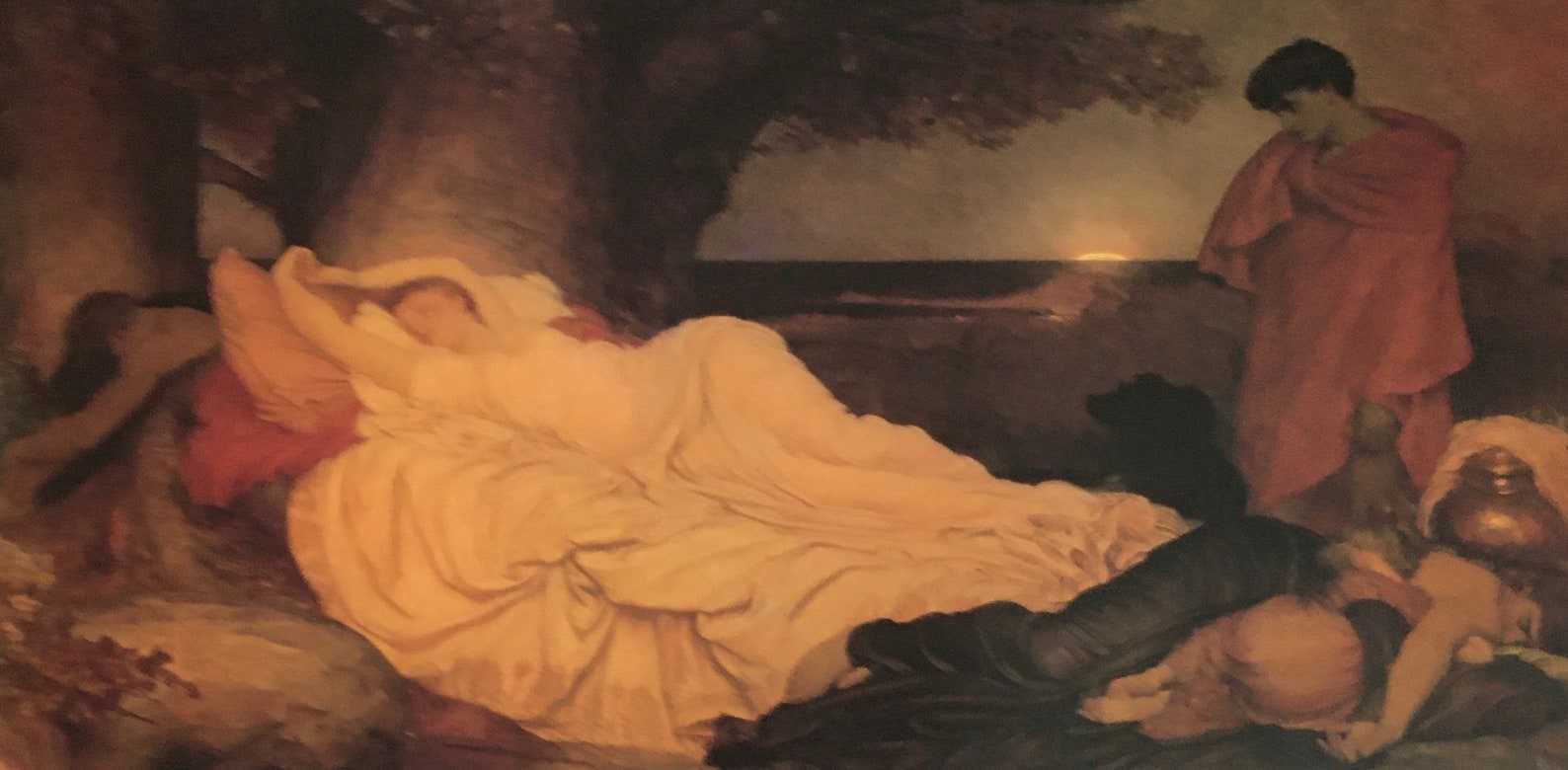 Original Vintage Print 1995 by Frederic Leighton. Cymon and Iphigenia ...