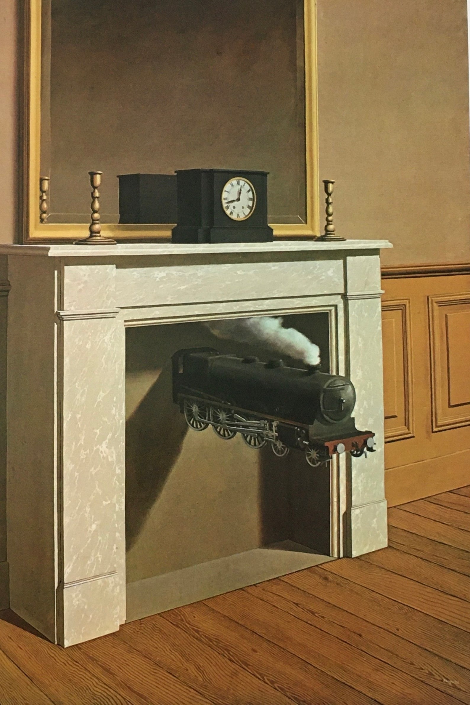 Original Vintage Print 1986 by Rene Magritte. Time Transfixed - Etsy