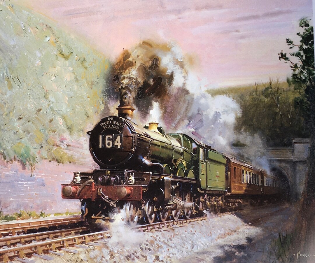 Original Vintage Print 1990 by Terence Cuneo British Painter. Railway ...