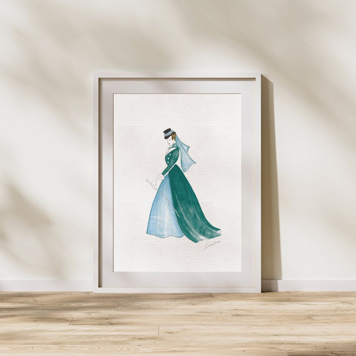 Early 1900s Dress Drawing | Formal Female Character Poster | Early ...
