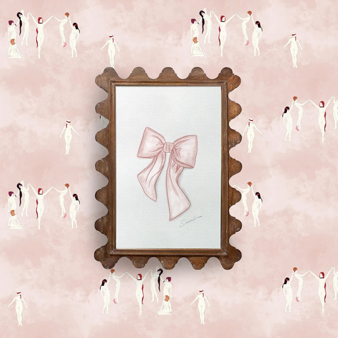 RED BOW Printable Art, Coquette Posters Coquette Room Decor Vintage ...