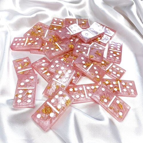 Personalized Acrylic Tabletop Domino Set Game for the Family - Etsy