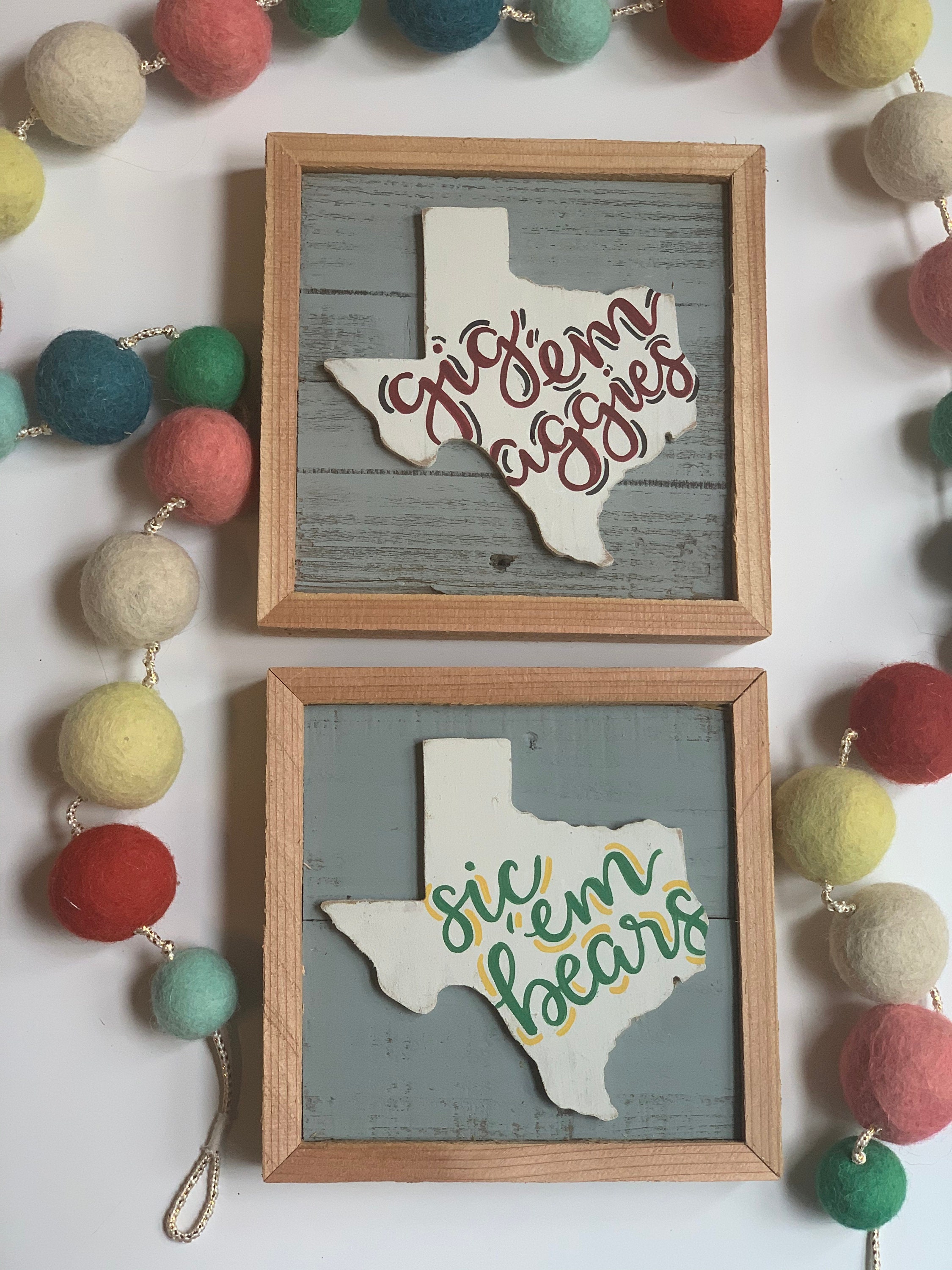 College Wood Signs Customized College University Wood Signs - Etsy