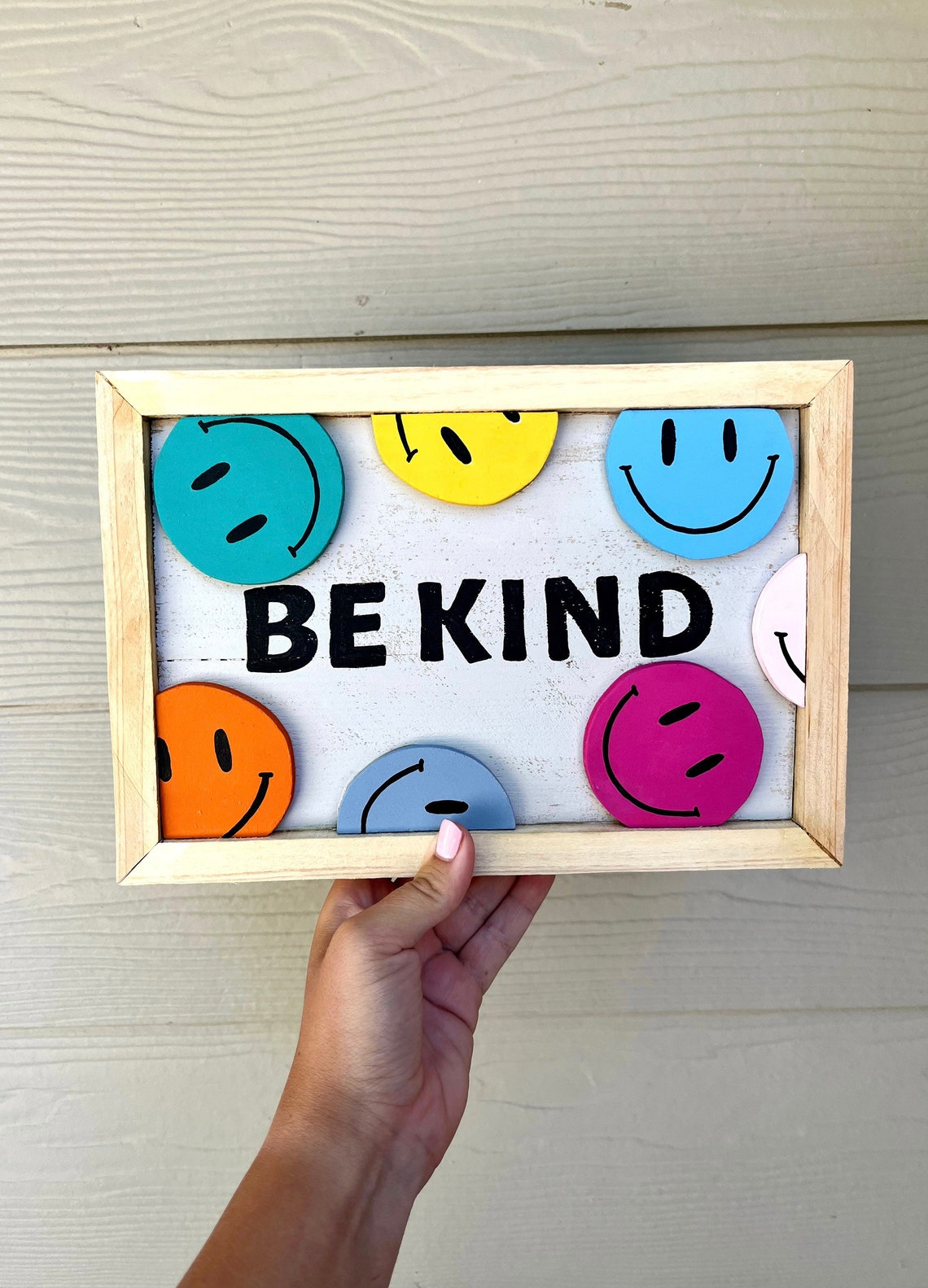 Classroom Teacher Smiley Face Wood Signs Customized - Etsy