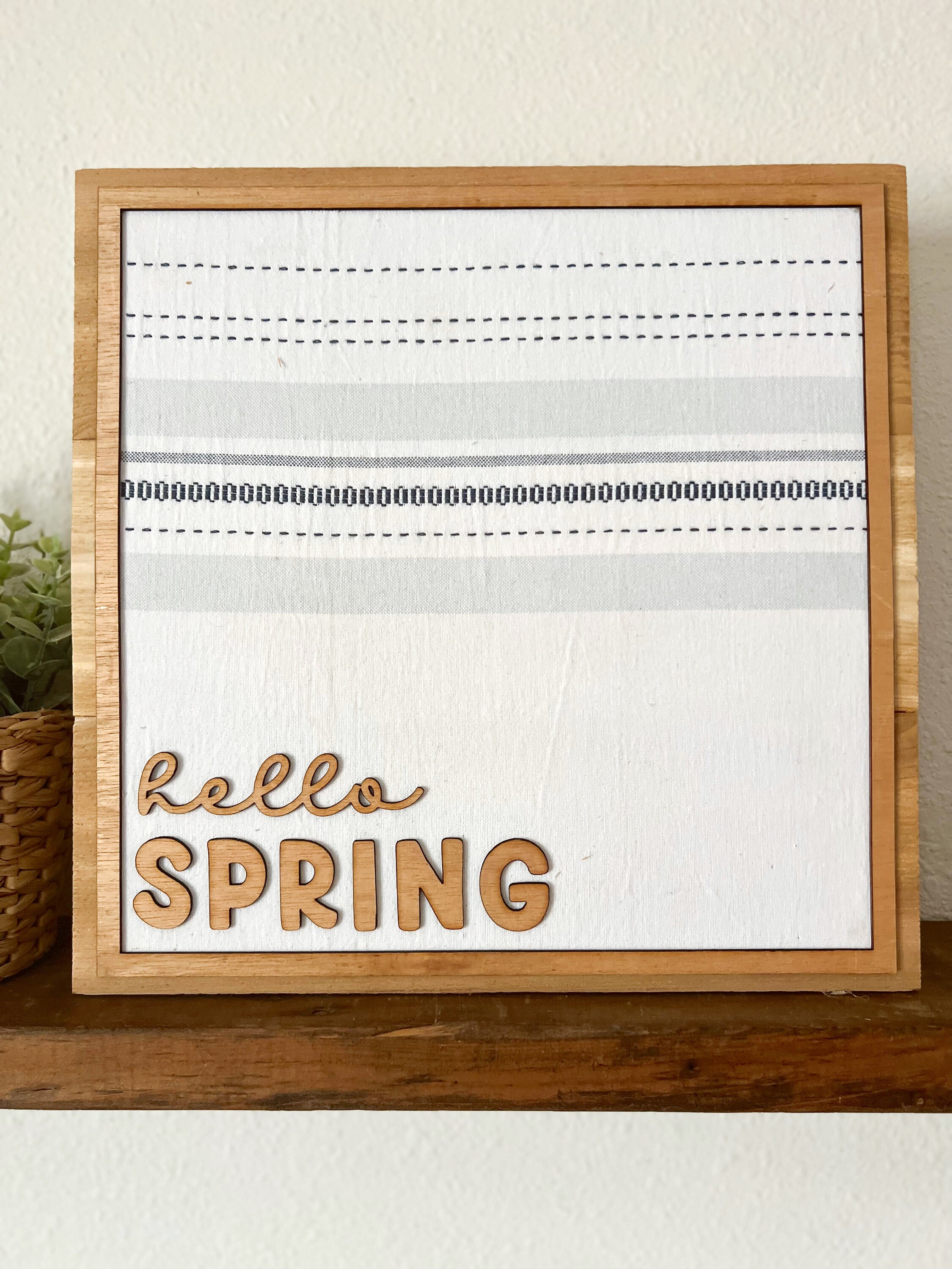 SPRING Wood Sign, Easter Wood Sign, Spring Decor, Spring Wood Decor ...