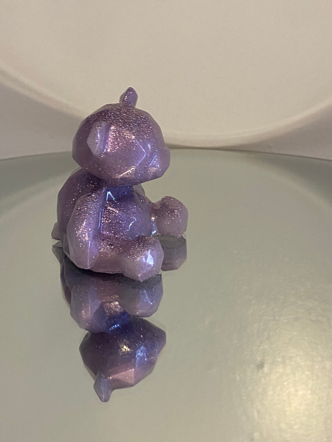 Holographic Purple Pearl Bear - Etsy