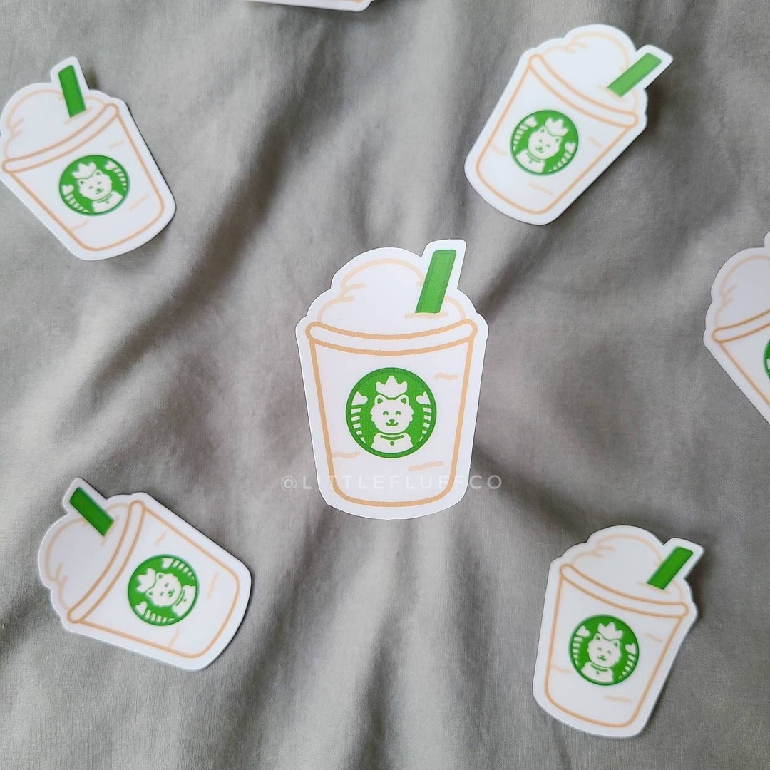 Puppuccino Sticker Pup Cup Sticker Water Bottle Sticker Dog - Etsy