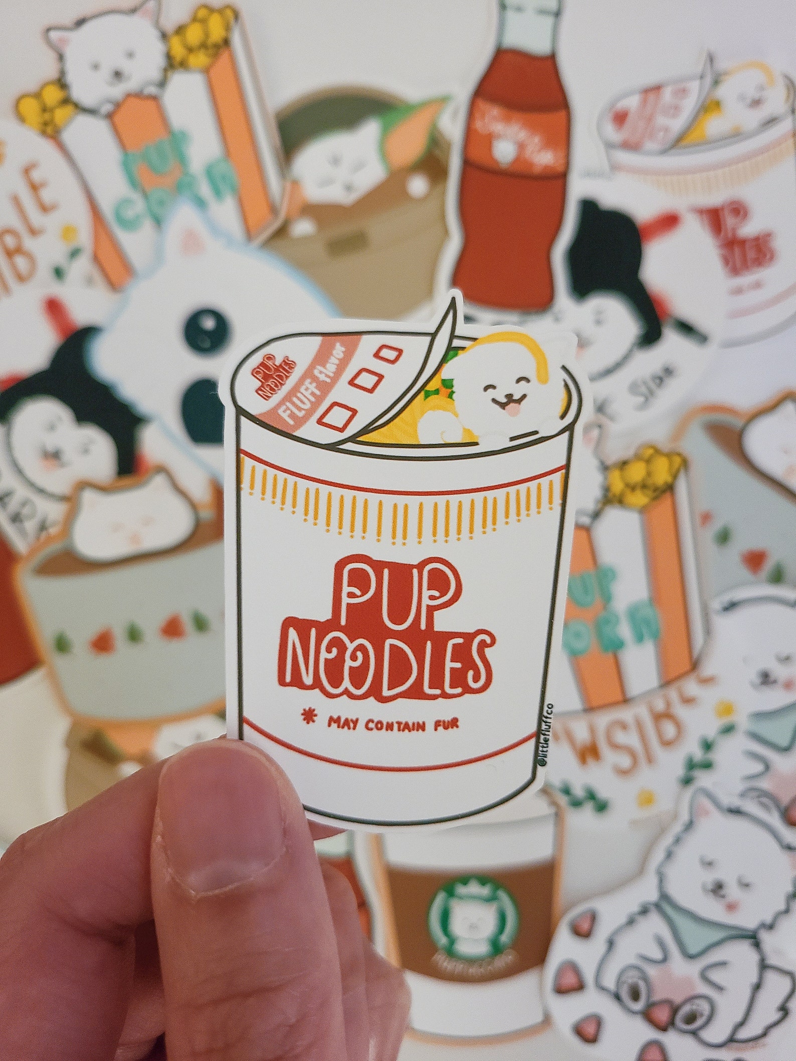 Pup Noodles Sticker Cup Noodle Sticker Ramen Japanese - Etsy.de