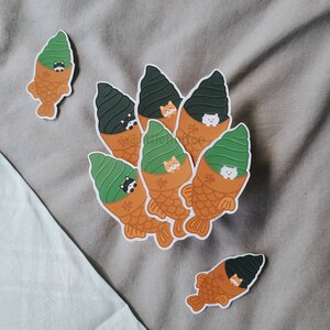 Taiyaki Sticker Japanese Stickers Japanese Snacks Asian - Etsy