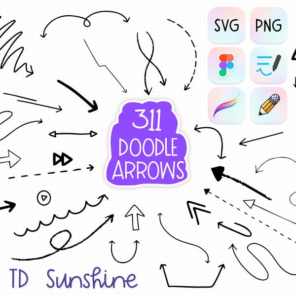 Arrow Stickers - Etsy