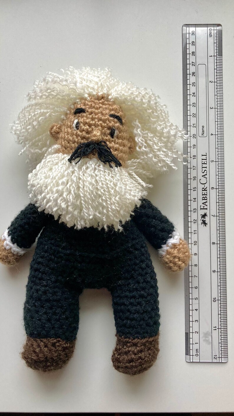 Karl Marx Crochet Doll Pattern PDF Amigurumi Pattern Digital Download ...