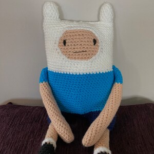 Adventure Time Teddy Amigurumi |finn the Human Crochet Doll |custom ...