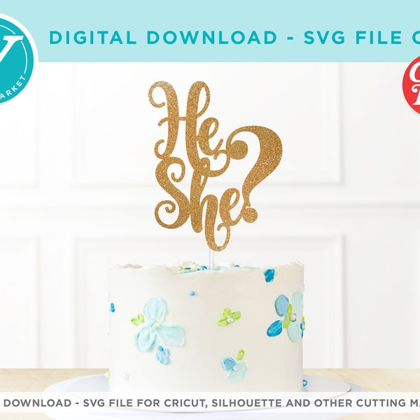 He or She Svg - Etsy