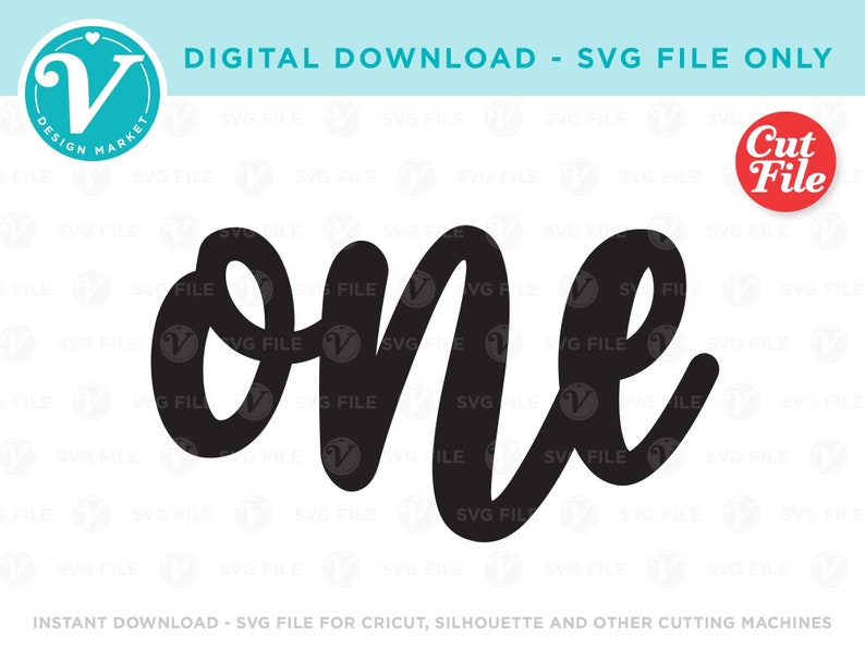 One SVG File ONLY for Cricut and Silhouette or Laser DIY - Etsy