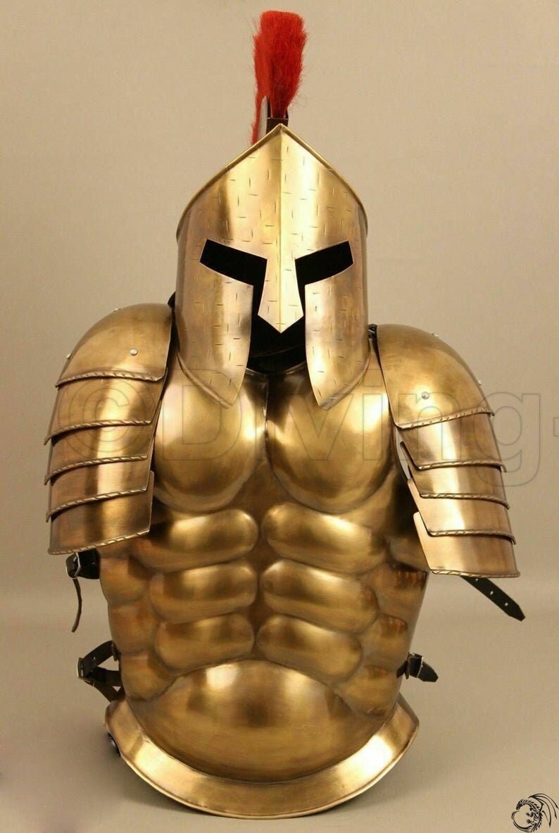 Spartan Knight Historica Roman Muscle Armor Medieval Greek Costumes 300 ...