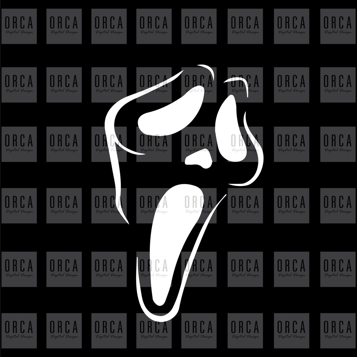 Scream svg Halloween Scream Digital Download Scream Mask | Etsy