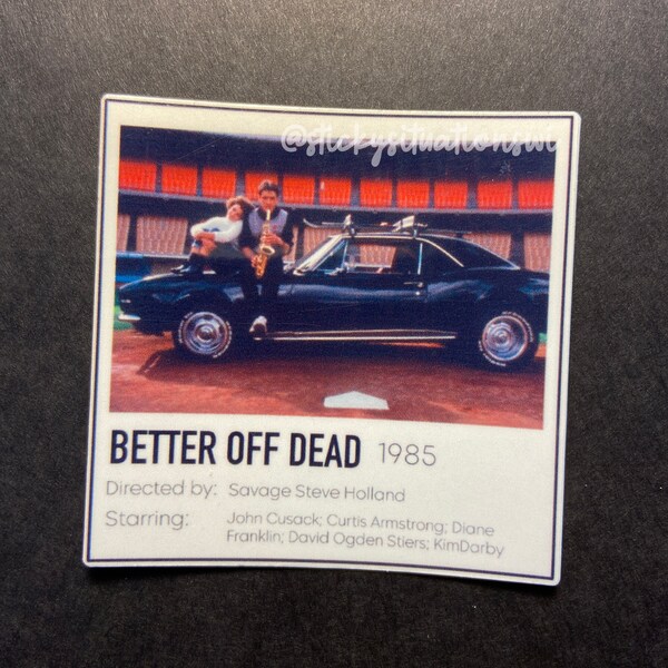 Better off Dead - Etsy