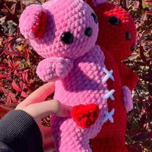 Handmade Crochet Two-headed Bear - Plush Stuffed Animal - Etsy