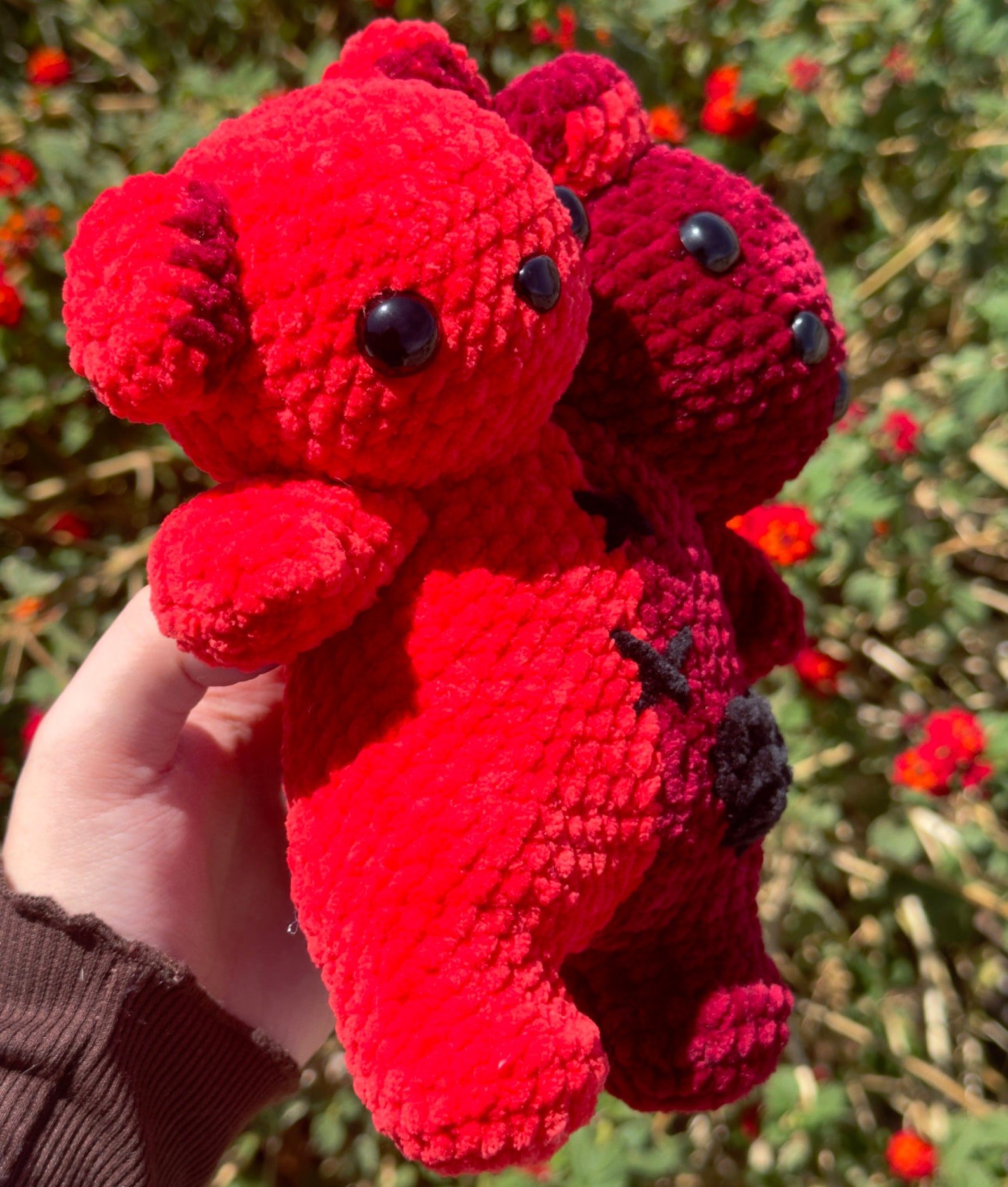 Handmade Crochet Two Headed Plush Bear – Funky Stuffed Animal - Etsy