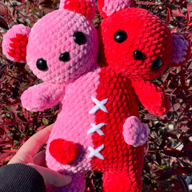 Two Headed Bear Crochet Pattern - Etsy