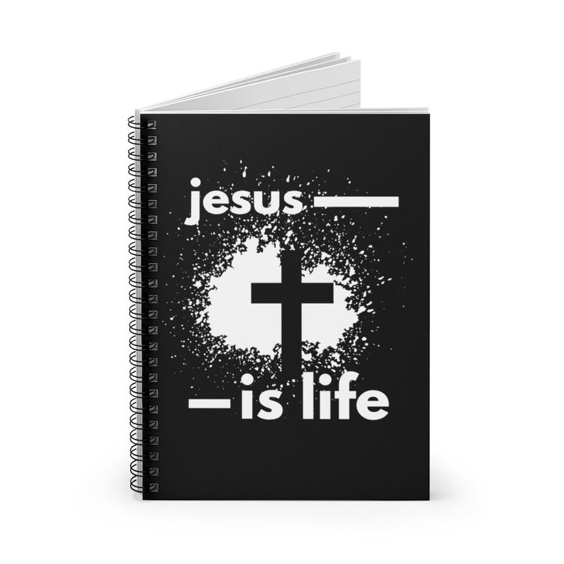 Jesus is Life Bible Journaling Christian Notebook Spiral - Etsy