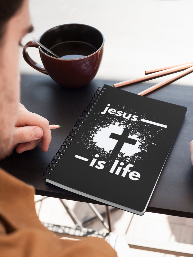 Jesus is Life Bible Journaling Christian Notebook Spiral - Etsy