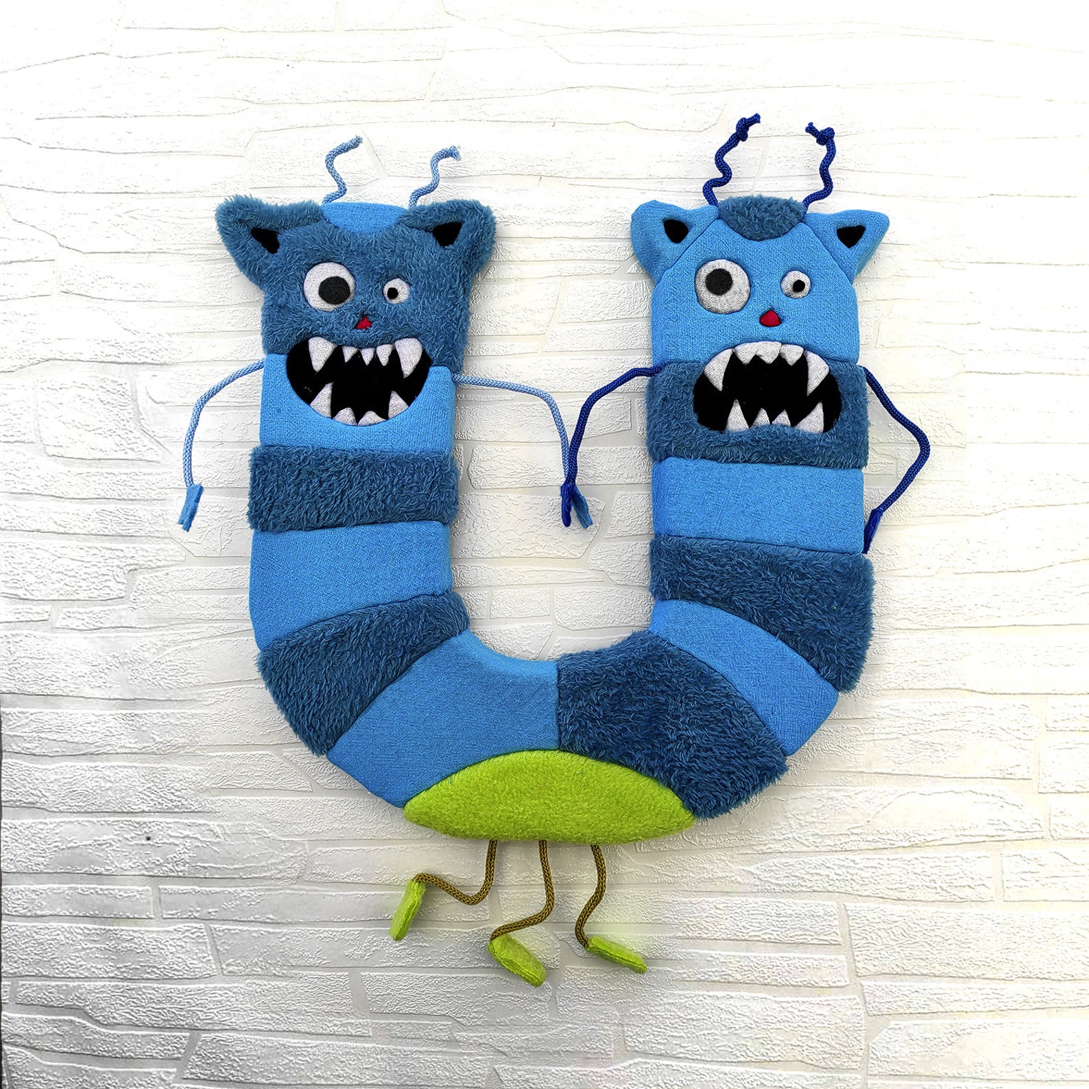 Monster Alphabet Large Wall Letters Custom Creative Colored Letters - Etsy