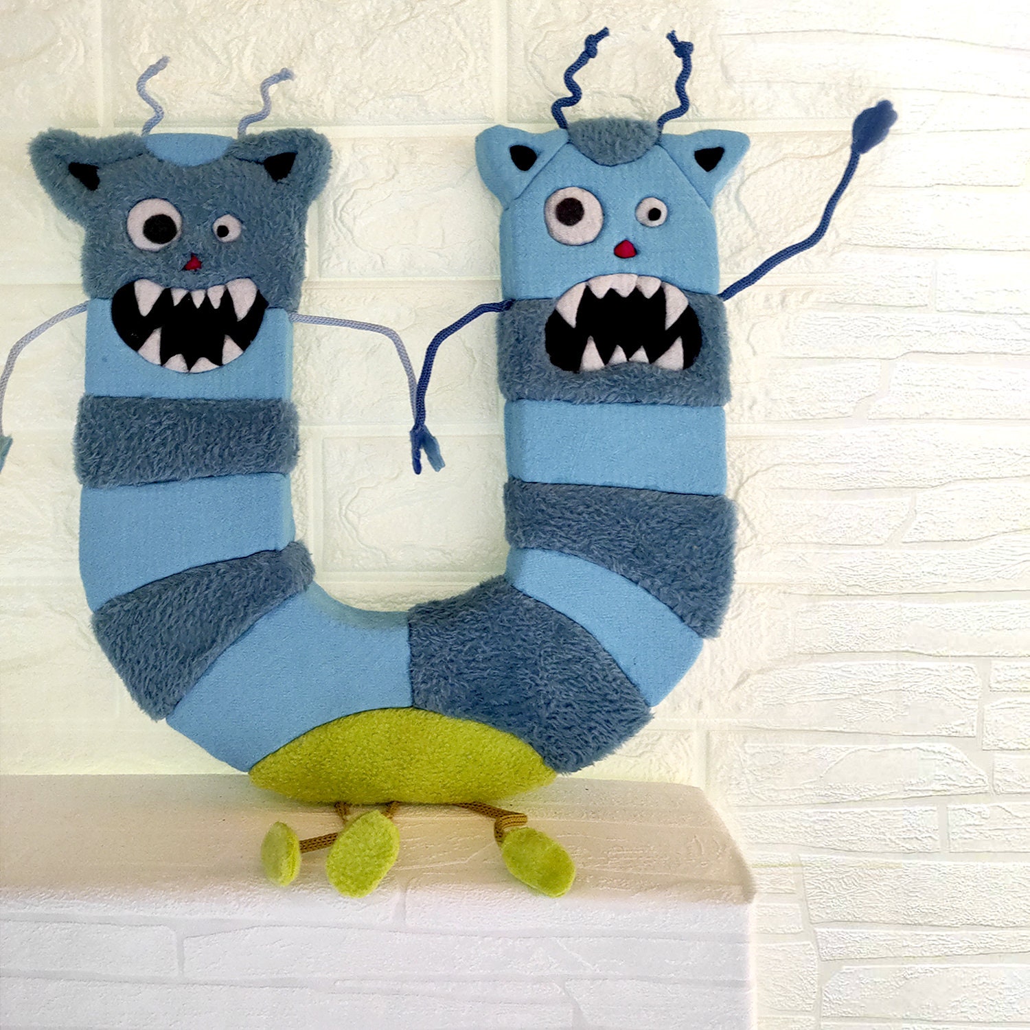 Monster Alphabet Large Wall Letters Custom Creative Colored Letters - Etsy