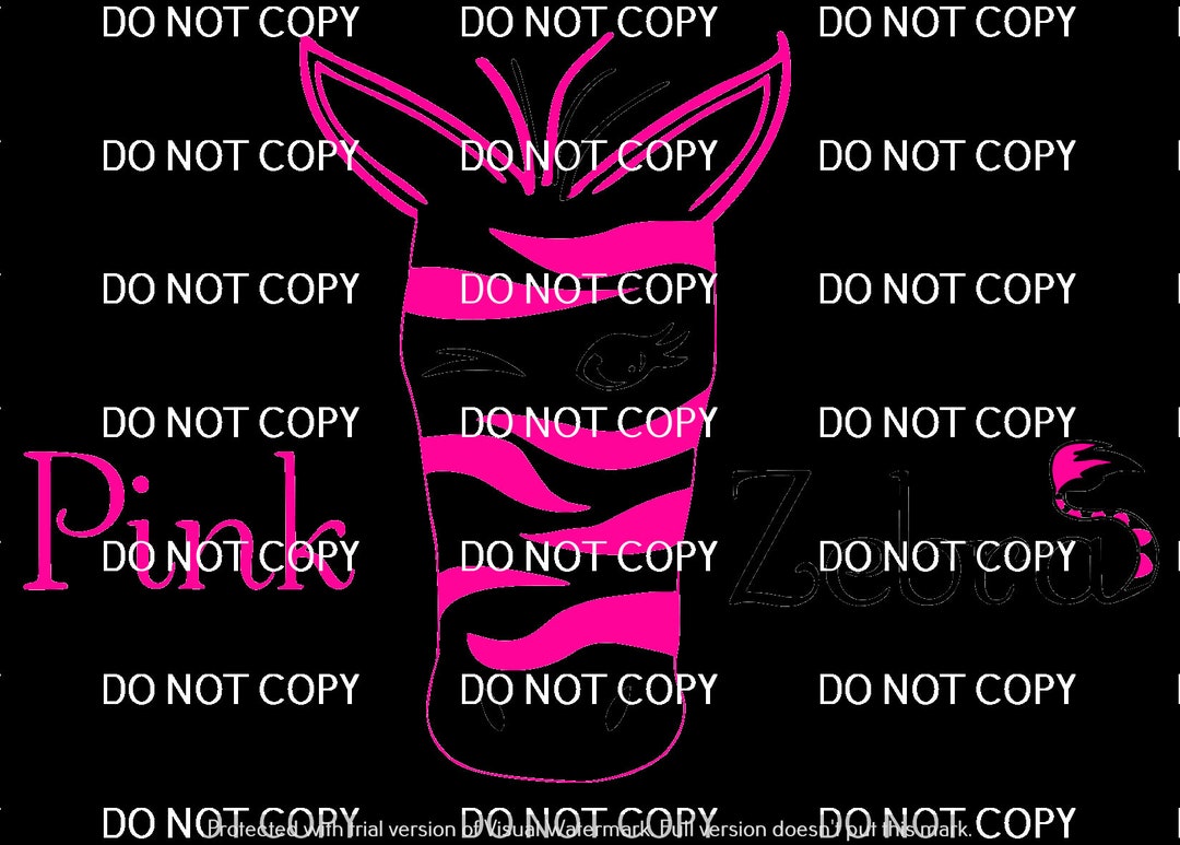 Pink Zebra Svg - Etsy