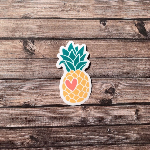 Pineapple Sticker - Etsy